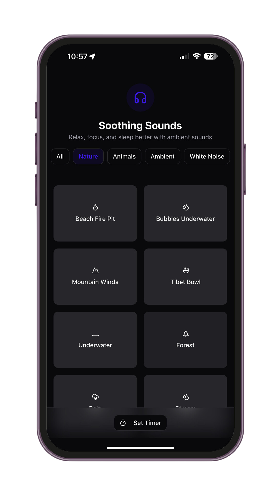 Soothing Sounds - Relax, Focus, and Sleep Better
